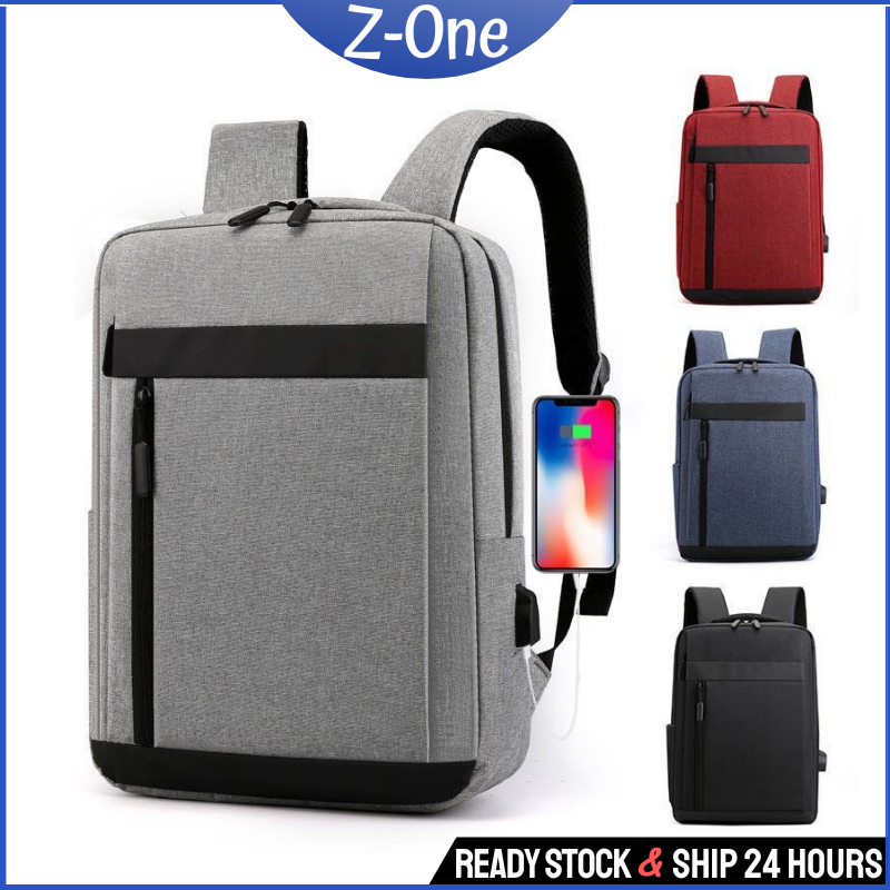 Z-One READY STOCK Business Laptop Backpack Men backpack Laptop bag ...