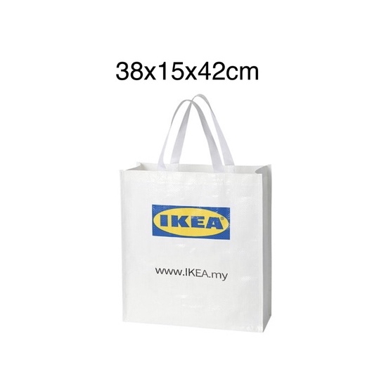 Beg Ikea Biru Original /Laundry Lunch Bag/ Recycle/ Reusable /Backpack ...