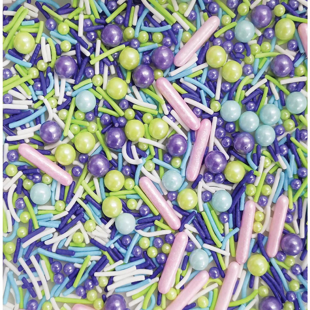 [Pelangi] Halal Edible Themed Sprinkles Candy Ball Cake Decoration ...