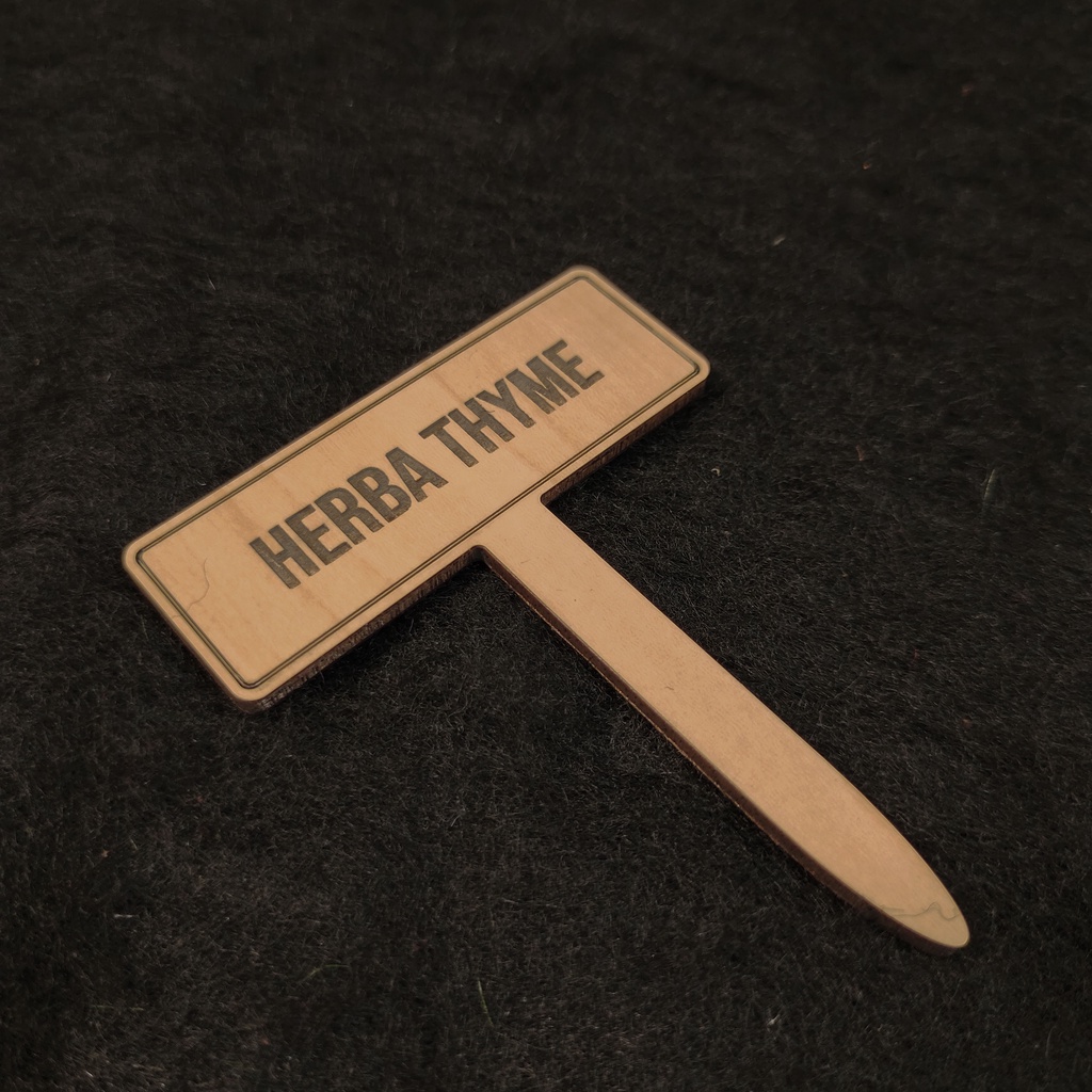 Label Pokok Kayu /Plant Tag/Plant Label/Penanda Pokok/Plant Tag / Plant ...