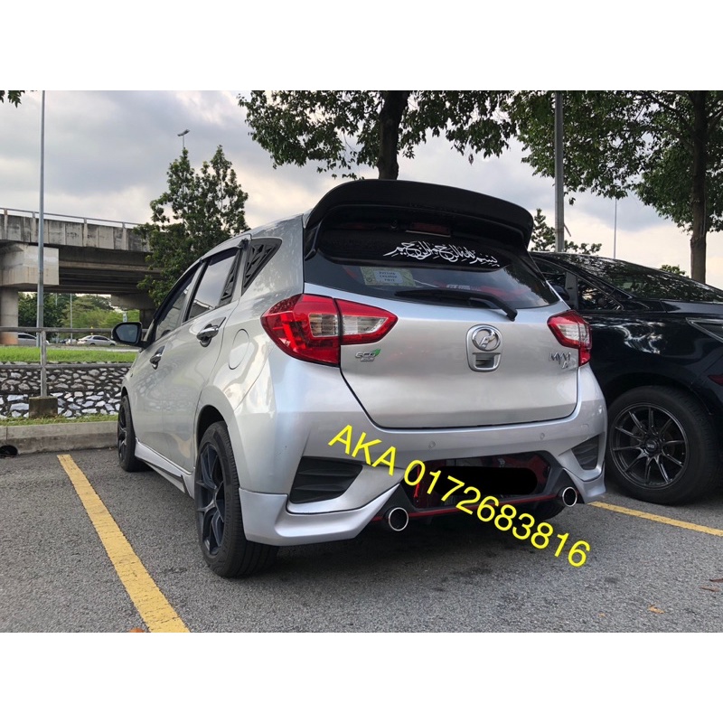 Perodua Myvi 2018 2021 Rear Skirt Drive68 Ready Stock !!! | Shopee Malaysia