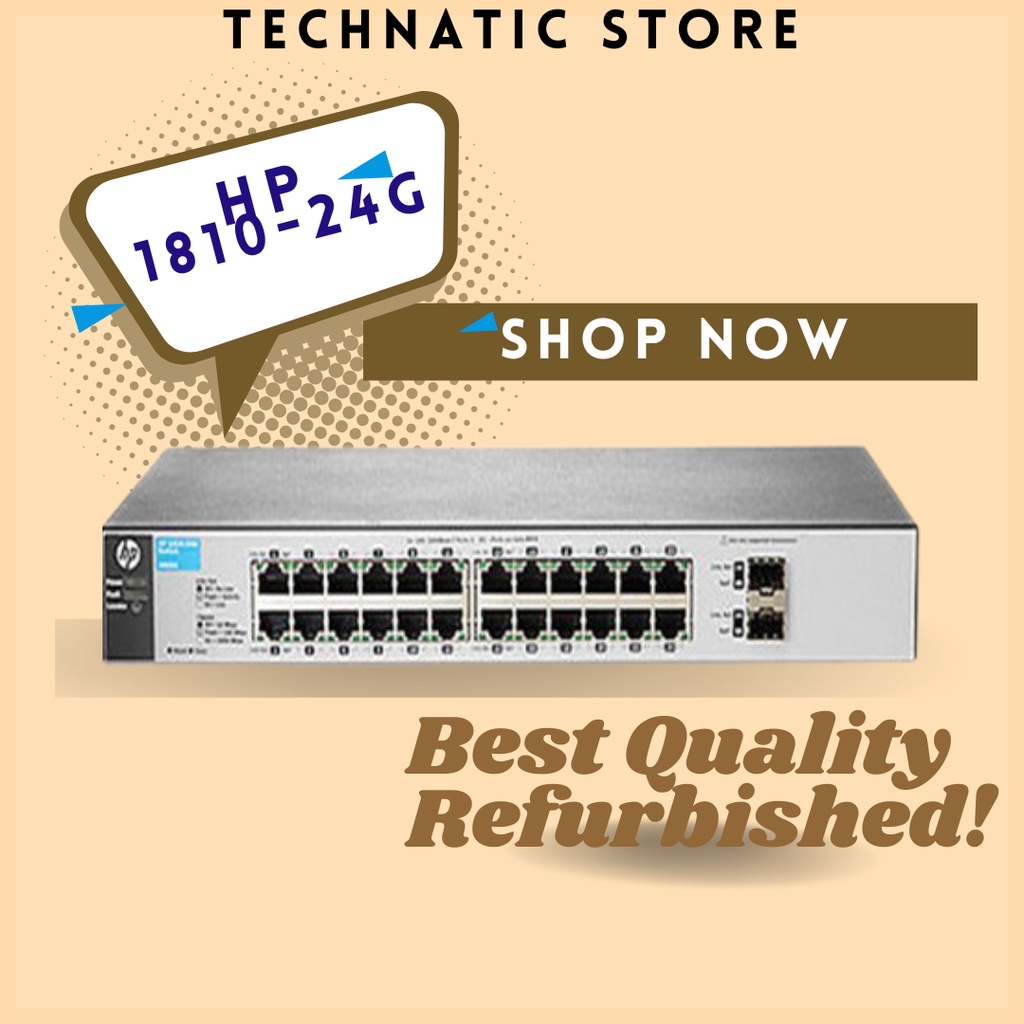 HP 1810-24G Managed Switch | Shopee Malaysia