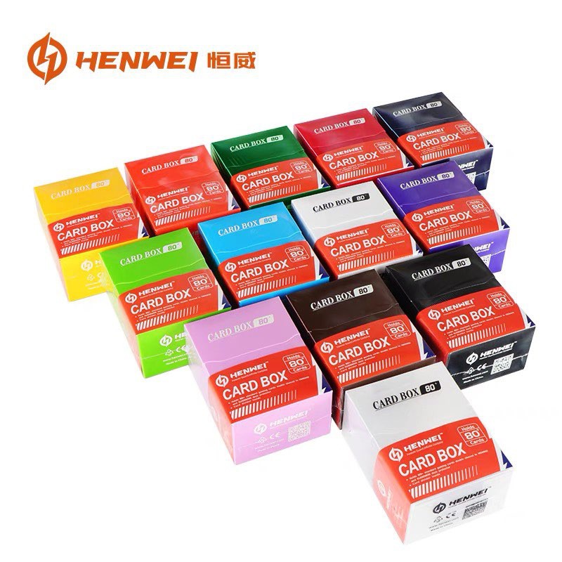 HENWEI Card Deck Box 80+ Henwei Card Storage Box Card games 卡盒 收纳盒 YGO ...