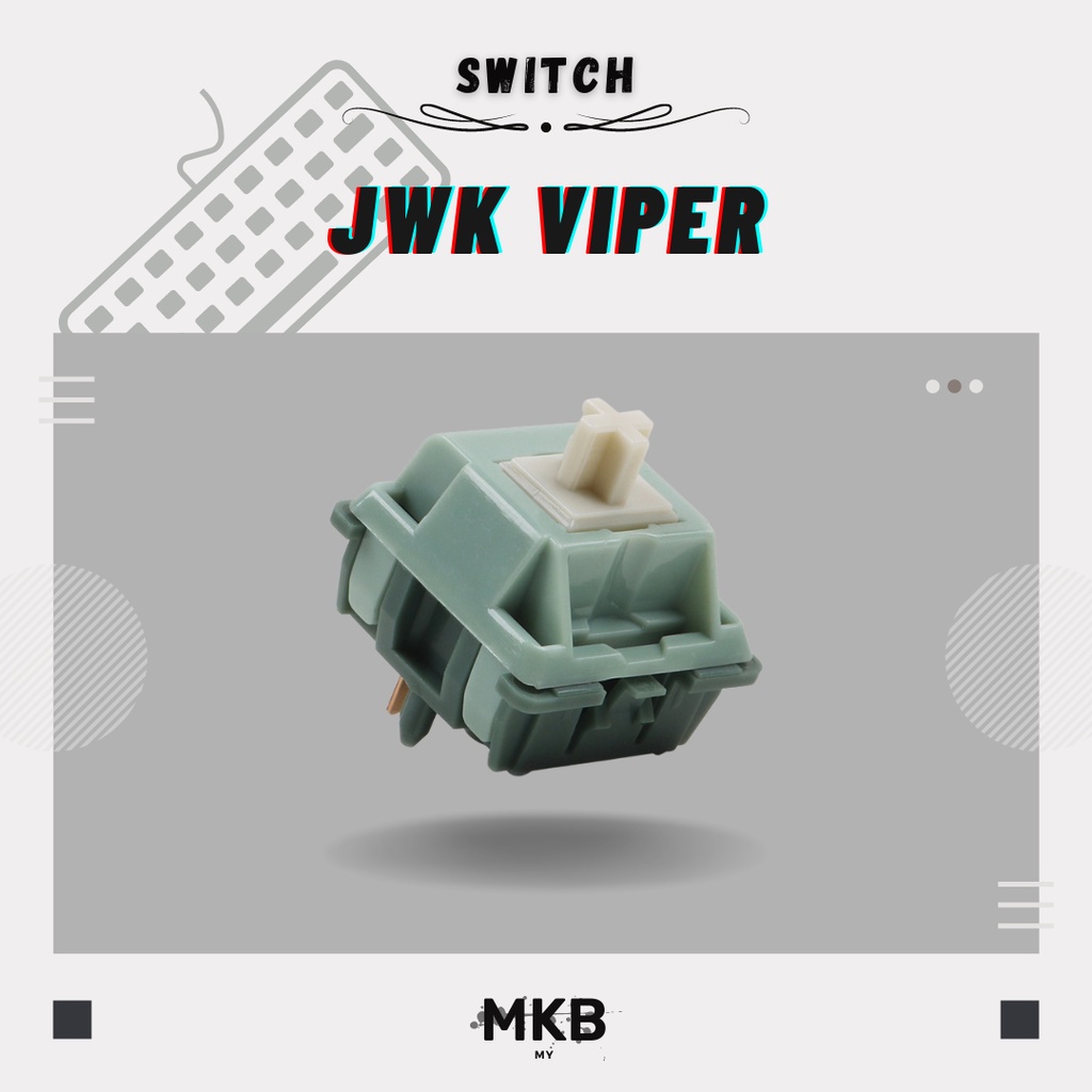 JWK Viper Switches Switch for Mechanical Keyboards - Linear | Shopee ...