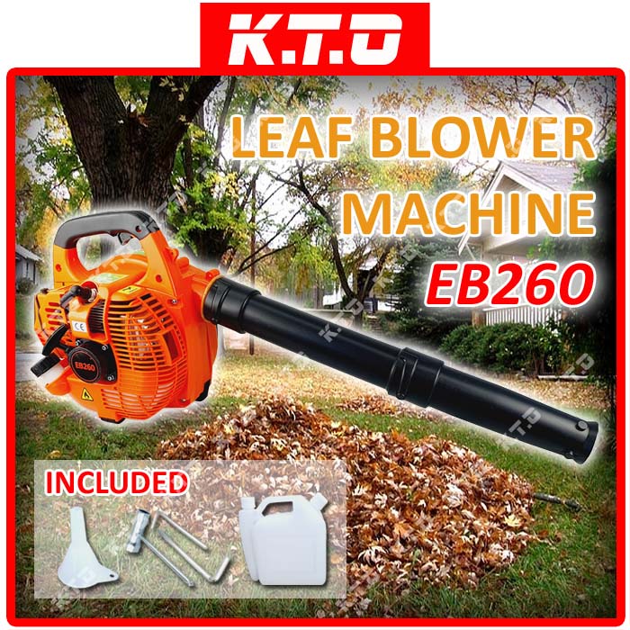 EB260 PORTABLE HANDHELD ENGINE PETROL DUST LEAF HAND BLOWER POWERFUL WIND BLOWER / MESIN ANGIN ...