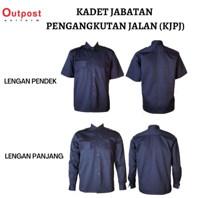 [BAJU SAHAJA KJPJ] Outpost Shirt/Kemeja Kadet Jabatan Pengangkutan ...