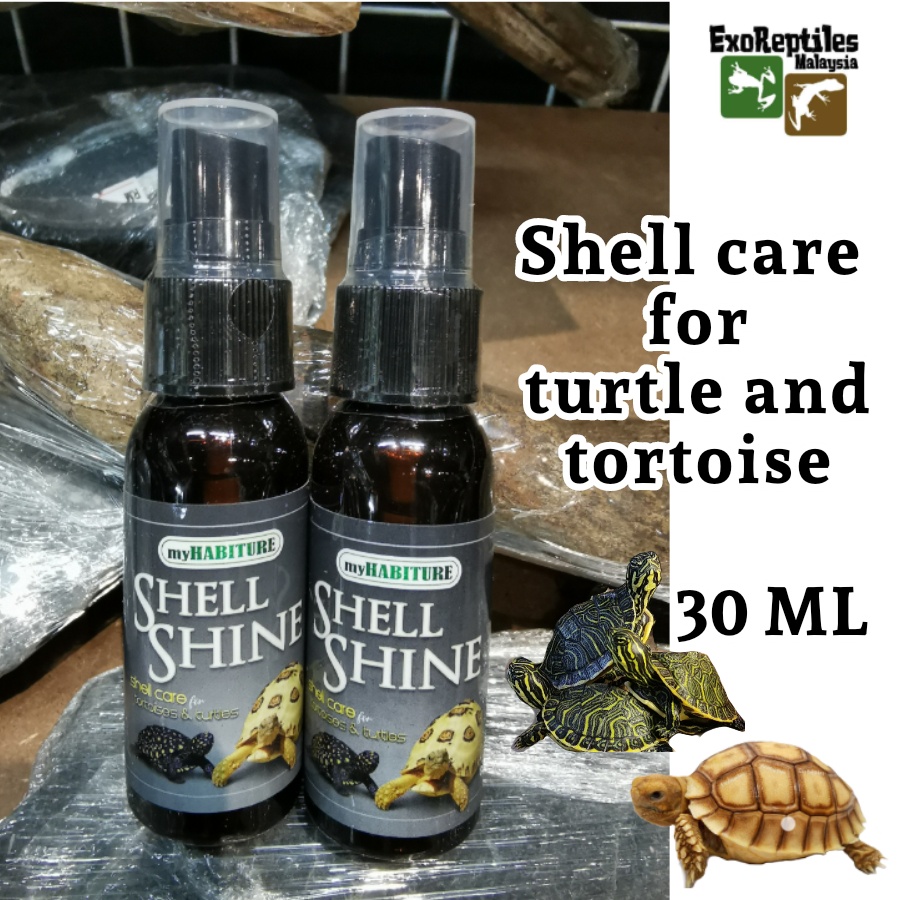 SHELL SHINE 30ML x 1 (SHELL CARE FOR TURTLES & TORTOISES) 龟壳保护油 ...