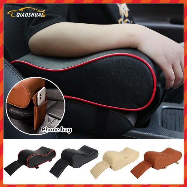 Car Arm Rest Extend Faux Leather Memory Cushion Foam Car Armrest Center ...