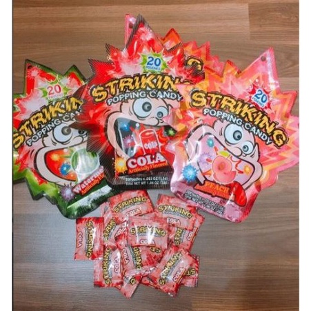 Striking Exploding Candy Many Flavors 15g, 30g | Shopee Malaysia