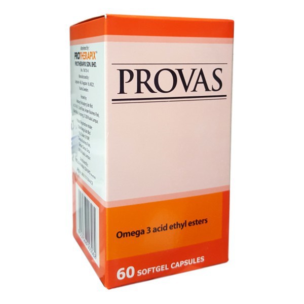 PROVAS OMEGA 3 ACID ETHYL ESTER 60softgel capsule | Shopee Malaysia