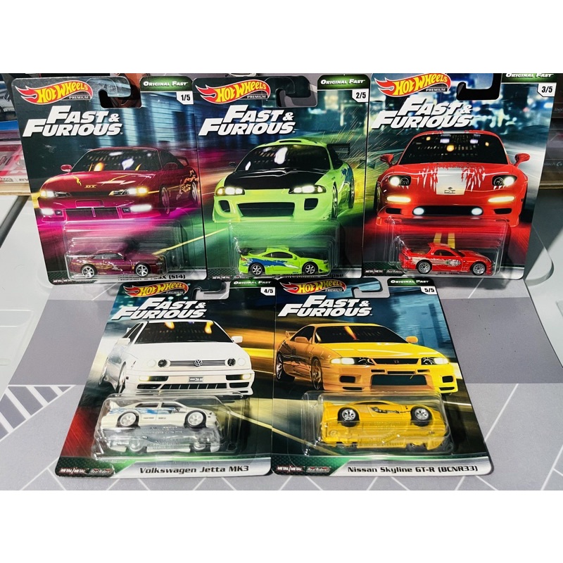 Hotwheels Fast and Furious FNF Wave 2 Original Fast Set Complete ...