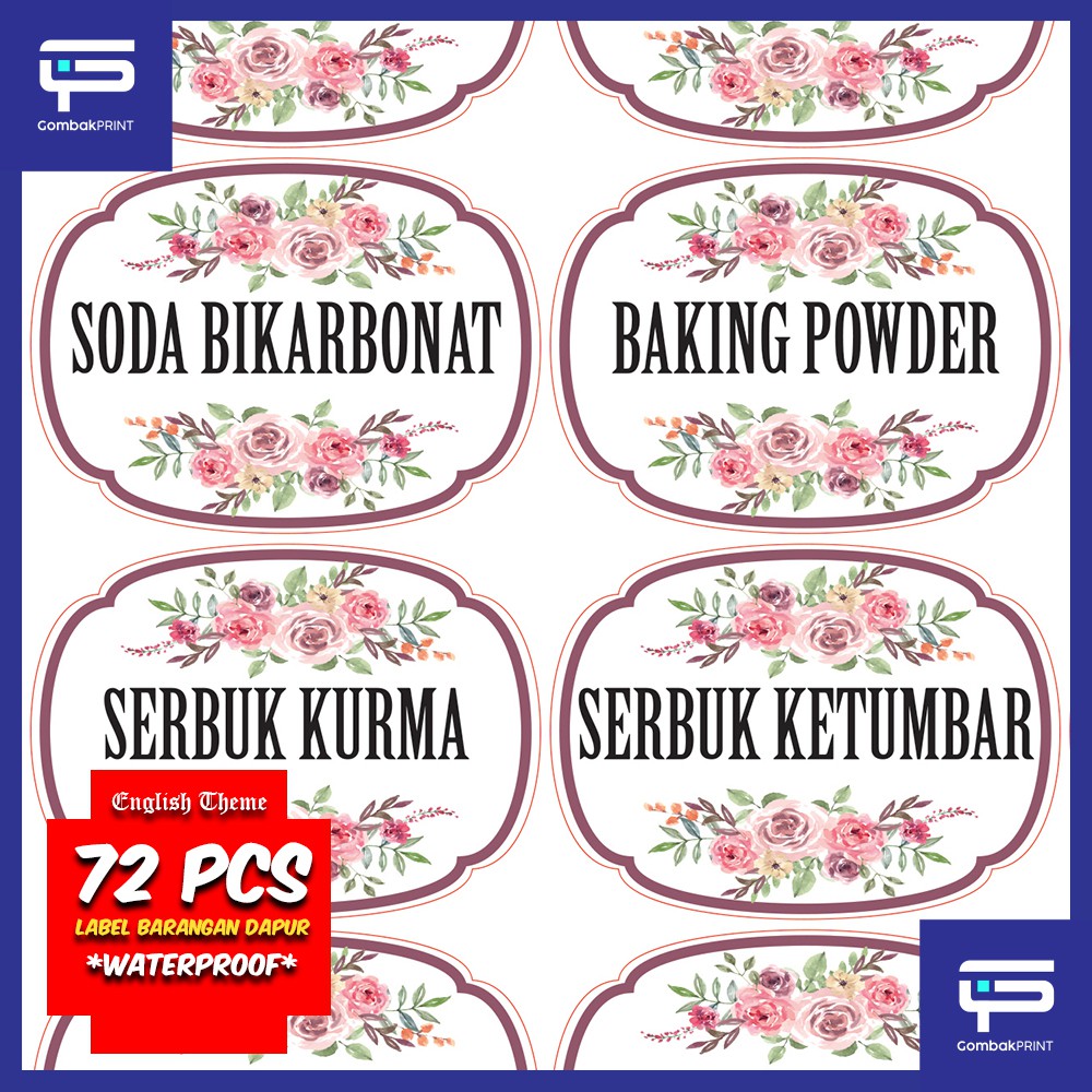 Sticker Dapur Comel | English Theme | RM12.90 | 🔥Hot Item🔥 | Ready ...