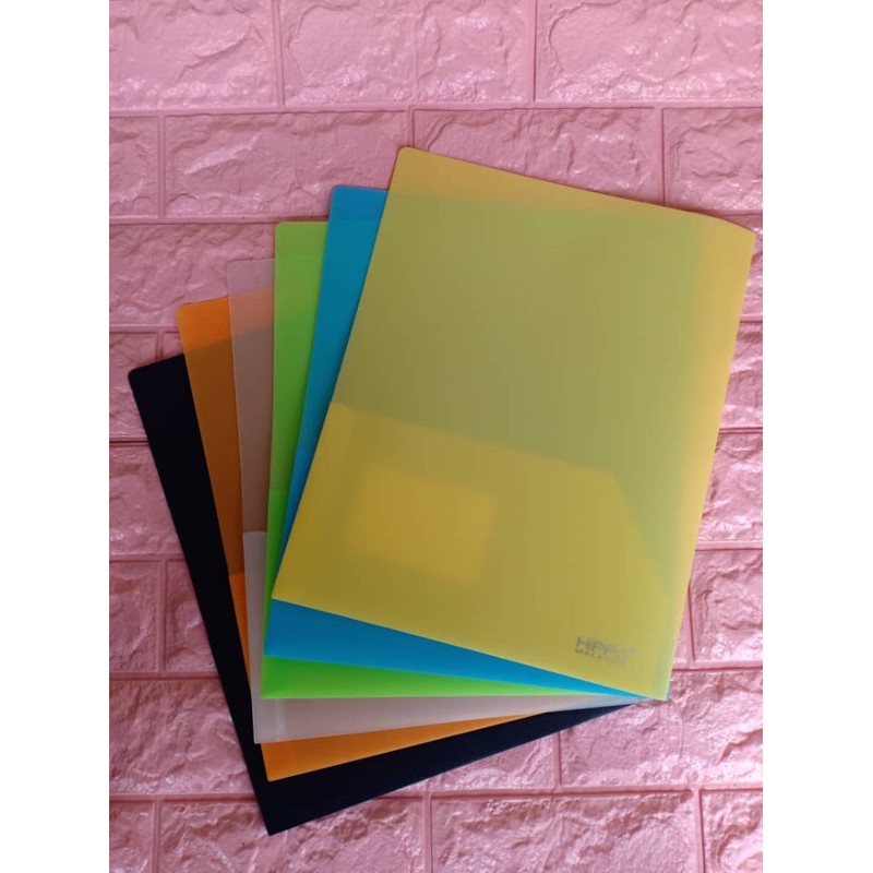 Readystock Promotion Available Hippo Pocket Plain Colour Folder File ...