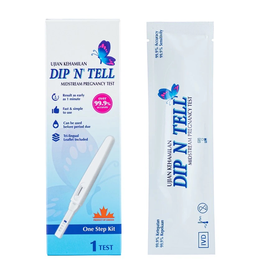 DIP N TELL Midstream Pregnancy Test 1pc(W) | Shopee Malaysia