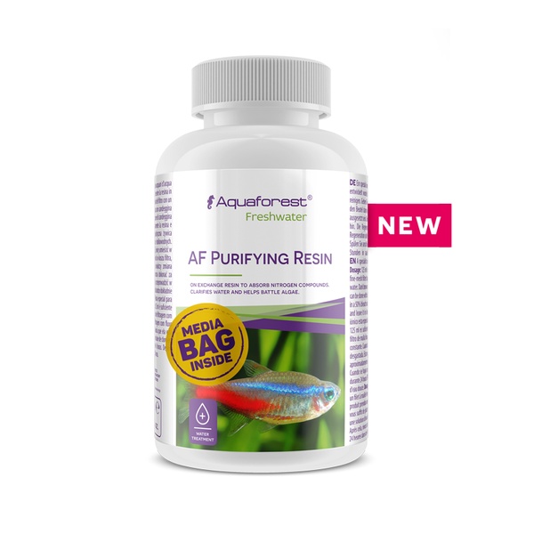 Aquaforest AF Purifying Resin 125ml 250ml Media Bag Included Clarifies Water Absorbs Nitrogen ...