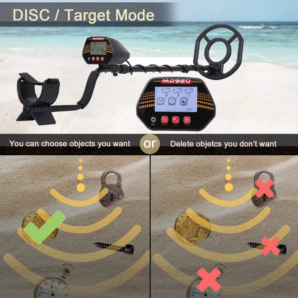 Professional Underground Metal Detector MD920 Precise Positioning ...