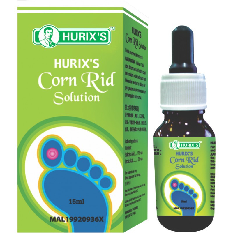 HURIX'S CORN RID SOLUTION 15ML | Shopee Malaysia