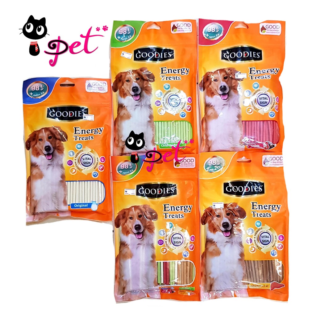Goodies Dog Energy Treat Mini Stick dog snak Dental (500g) | Shopee ...