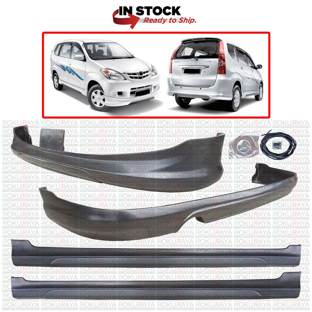 Toyota Avanza 1st Gen 2008 Facelift OEM PU Getah Rubber Bumper Front ...