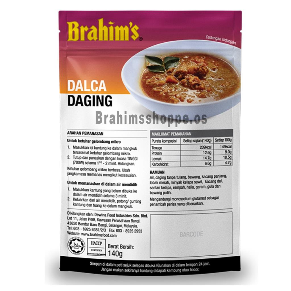 🛳Brahim's Dalca Daging (Beef Dalca) | Shopee Malaysia