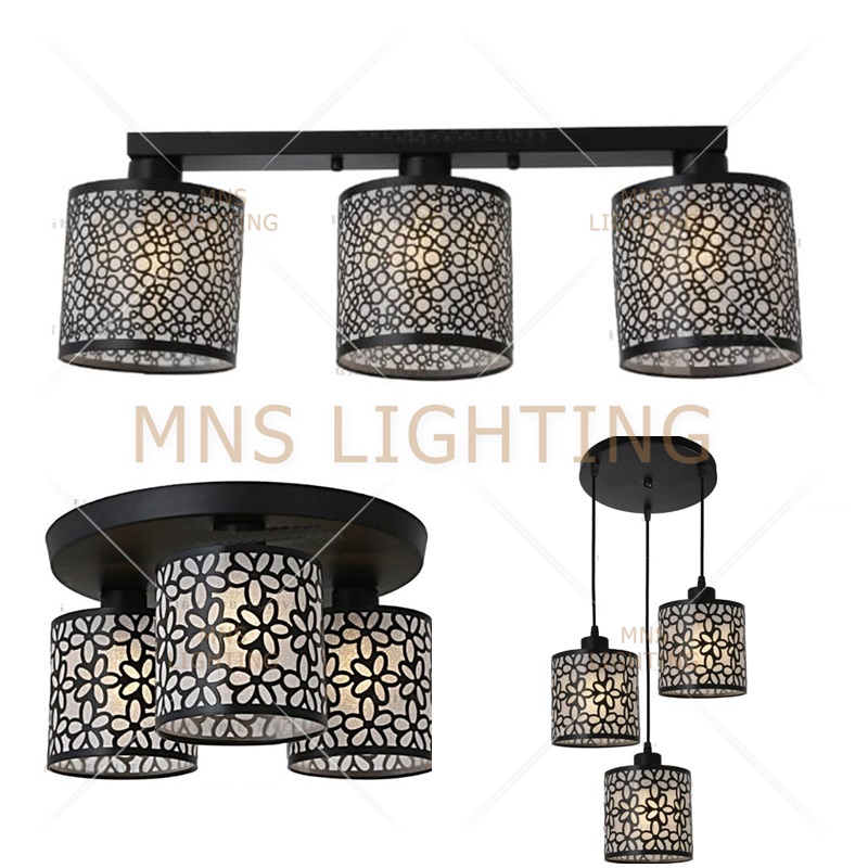 Wynn Design Modern Ceiling Lamp Flower Hanging Light Lampu Hiasan ...