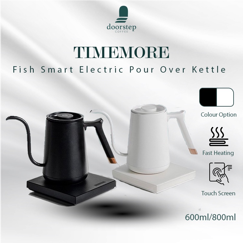 Timemore Fish Smart Electric Pour Over Kettle (600ml/800ml) | Shopee ...