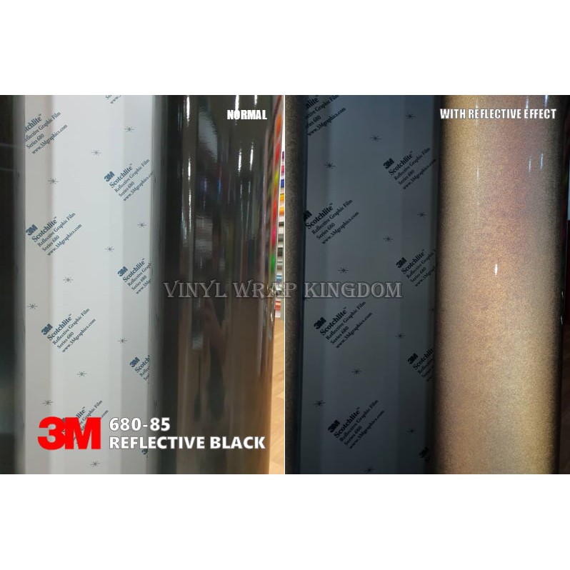 3M 680 series Reflective Sticker Black 680-85 Graphic Film Lorry Bike ...