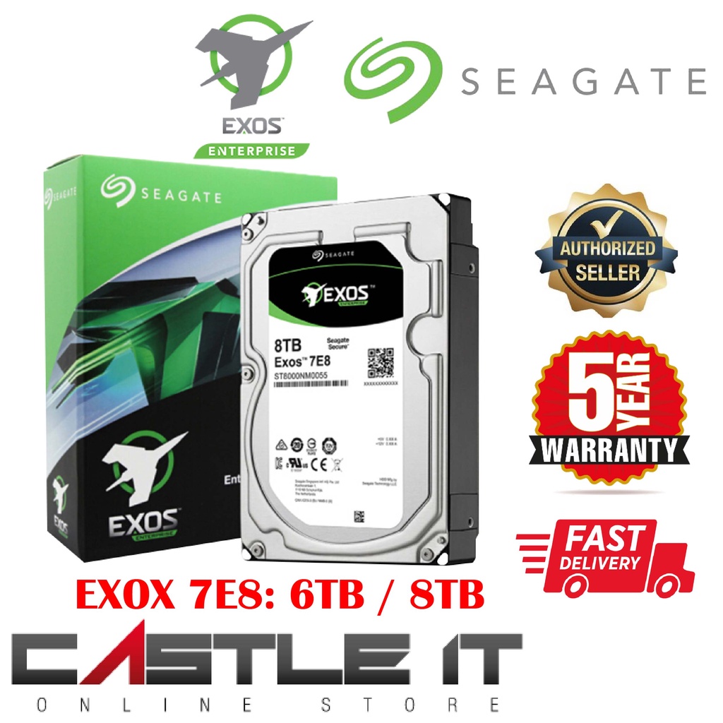 Seagate ENTERPRISE EXOS 20TB 18TB 16TB 12TB 10TB 8TB 6TB 4TB 2TB SATA ...