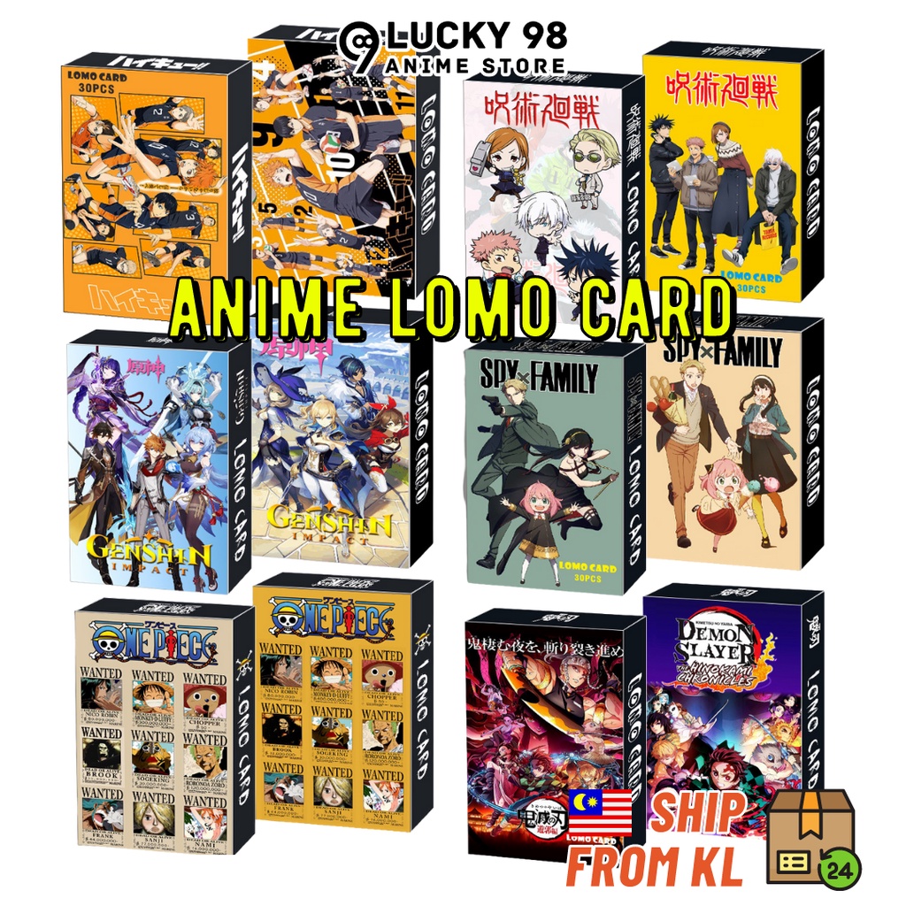 Anime Photocard Photo Card LOMO Collection Blue Lock Jujutsu Kaisen One ...