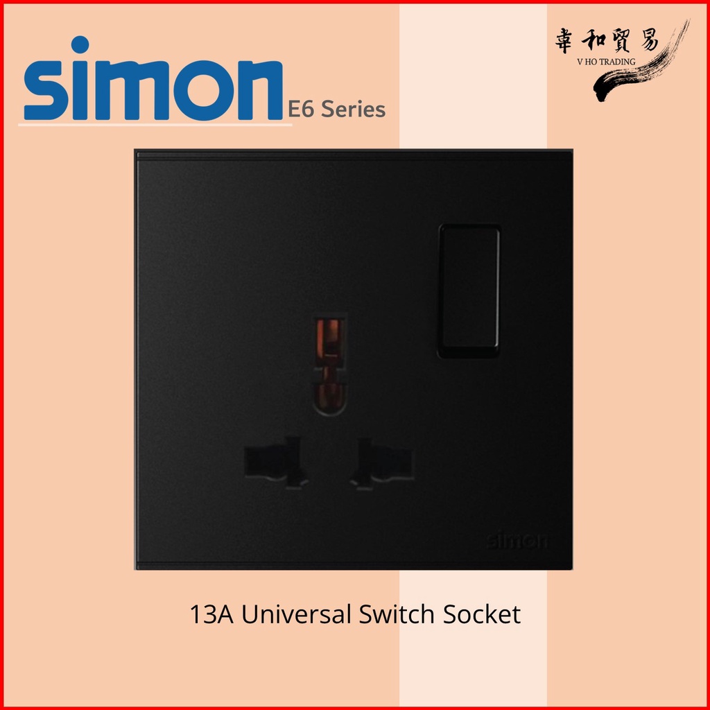 [VHO] [Sirim] Simon E6 BLACK Series Switch / Switches & Socket Outlet ...