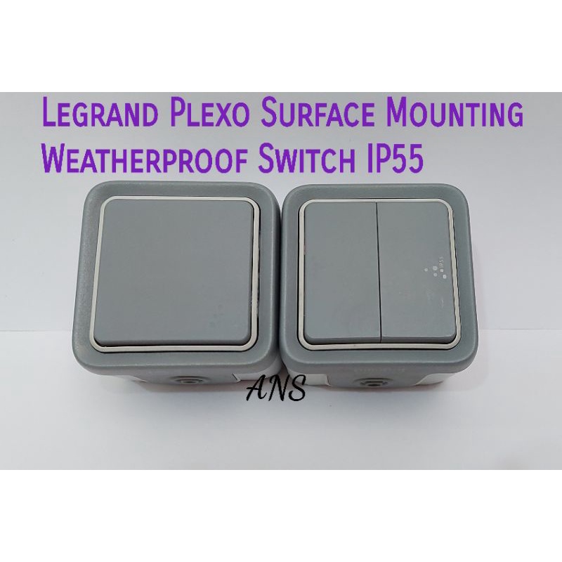 LEGRAND PLEXO Weather proof Switch Ip55 10A Surface Mounting 1gang 2way ...