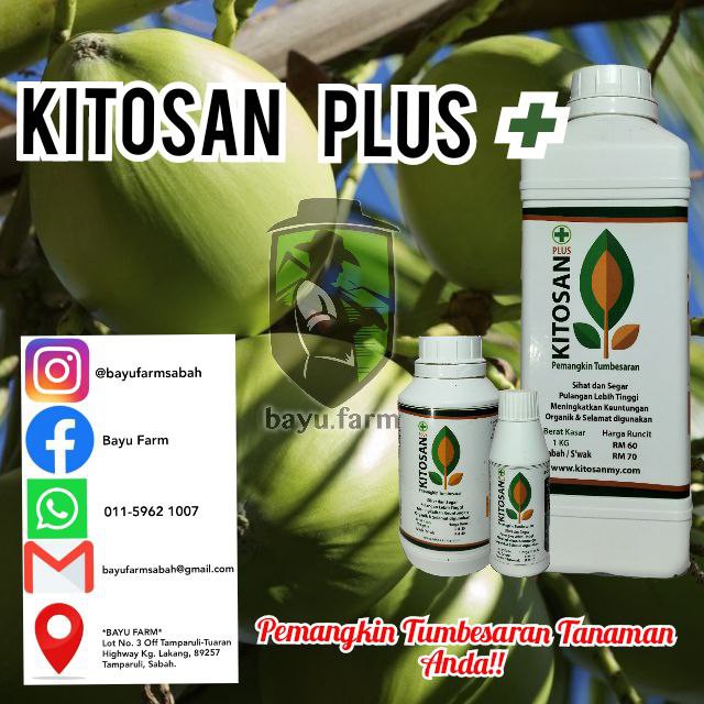 Kitosan Plus - Pemangkin Tumbesaran Tanaman (1 Liter) | Shopee Malaysia