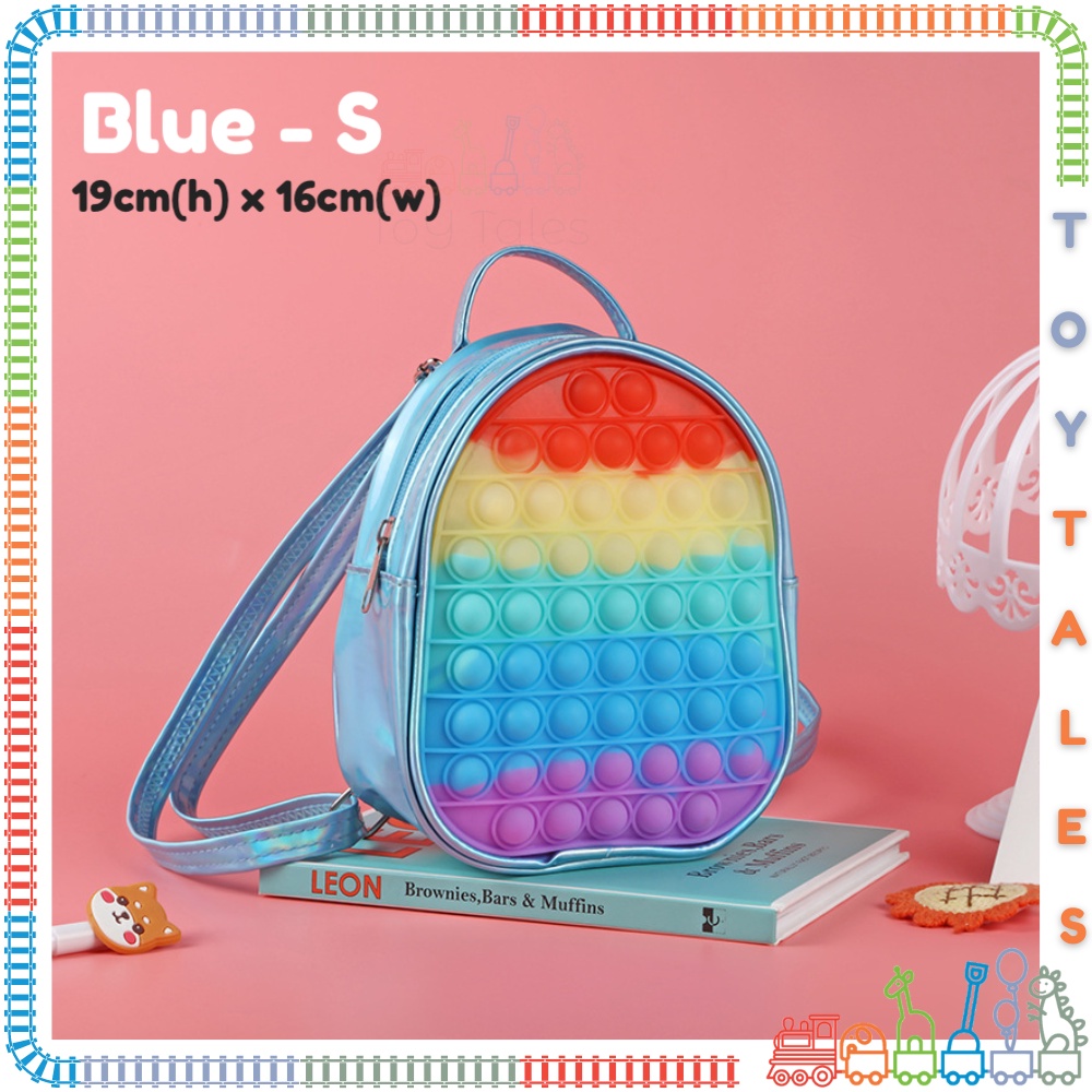 GIRLS POP IT BACKPACK Unicorn [ 3 Sizes ] Beg Galas Budak Perempuan ...