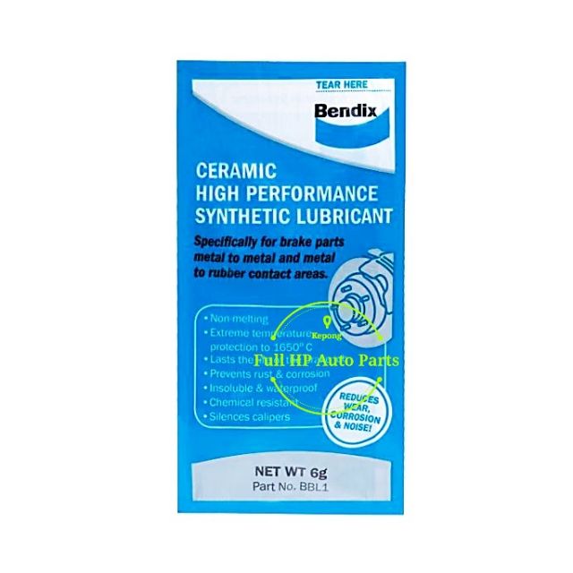 Original Bendix Ceramic High Performance Synthetic Lubricant (6g ...