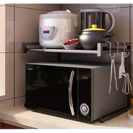 Rak Mikrowave Tahan Karat Kitchen Microwave Rack Oven Rack Stainless ...