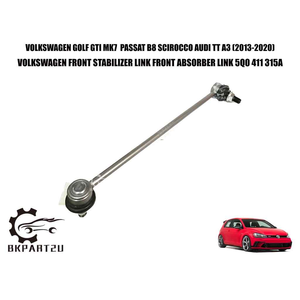 VW GOLF GTI MK7 PASSAT B8 SCIROCCO AUDI TT A3 2013-2020 FRONT ABSORBER ...