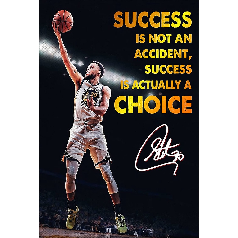 Stephen Curry Basketball - A3 Frame Or A3 Poster | Shopee Malaysia
