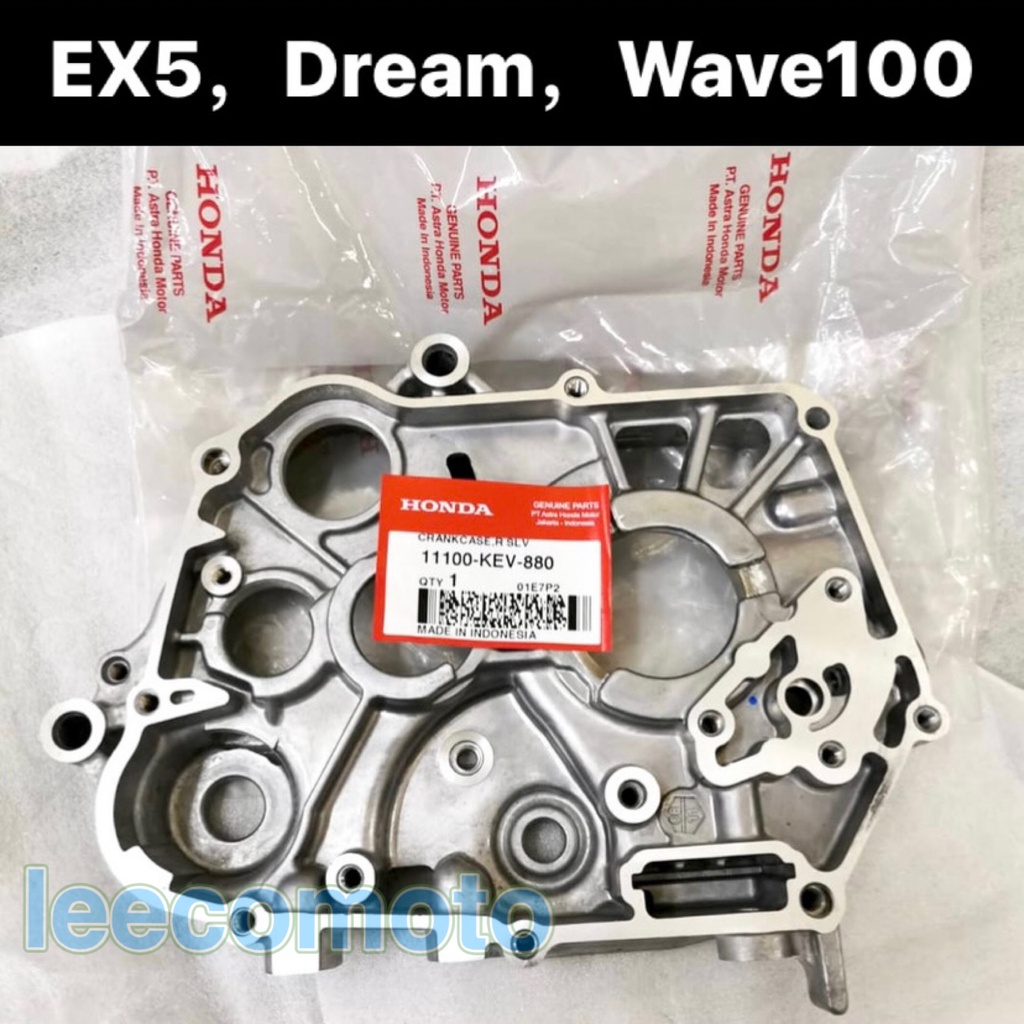 Ex5 / Dream / Wave100 Crankcase Sebelah Kanan OIL PUMP Clutch Kulit ...