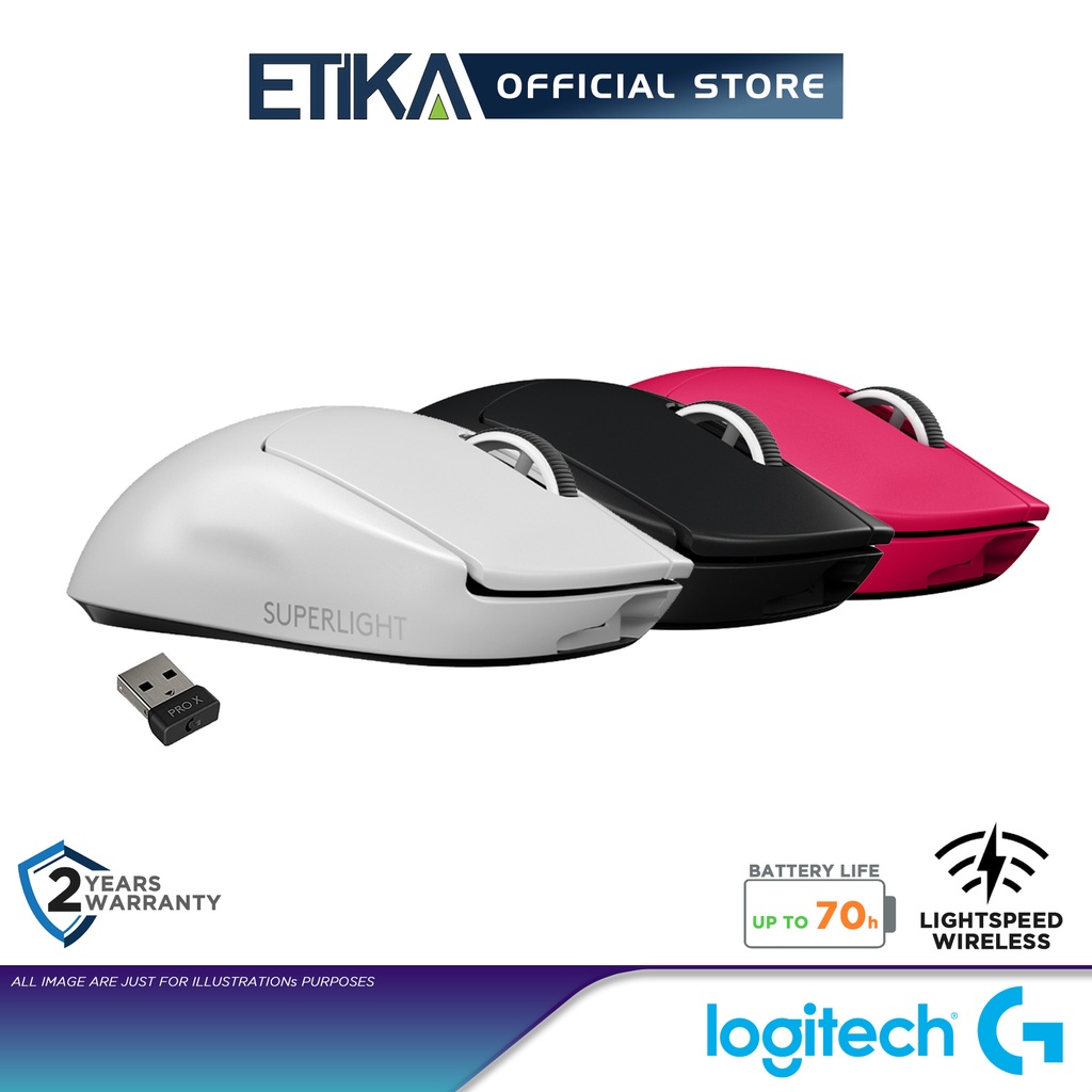 Logitech G PRO X Superlight | Wireless LightSpeed HERO 2K Ultra Light ...