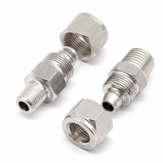 KPC Pneumatic Fitting Quck Screw On Thread 1/8 1/4 3/8 1/2 BSP 4mm 6mm ...