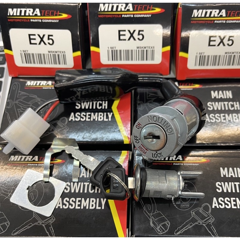 HONDA EX5 HI-POWER DREAM 1 MAIN SWITCH SET ( FRONT & REAR LOCK) KUNCI ...