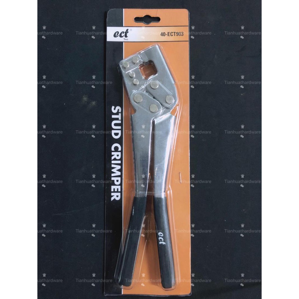 ECT 10” Mini Stud Crimper Plaster Board Light Steel Keel Clamp Punch ...