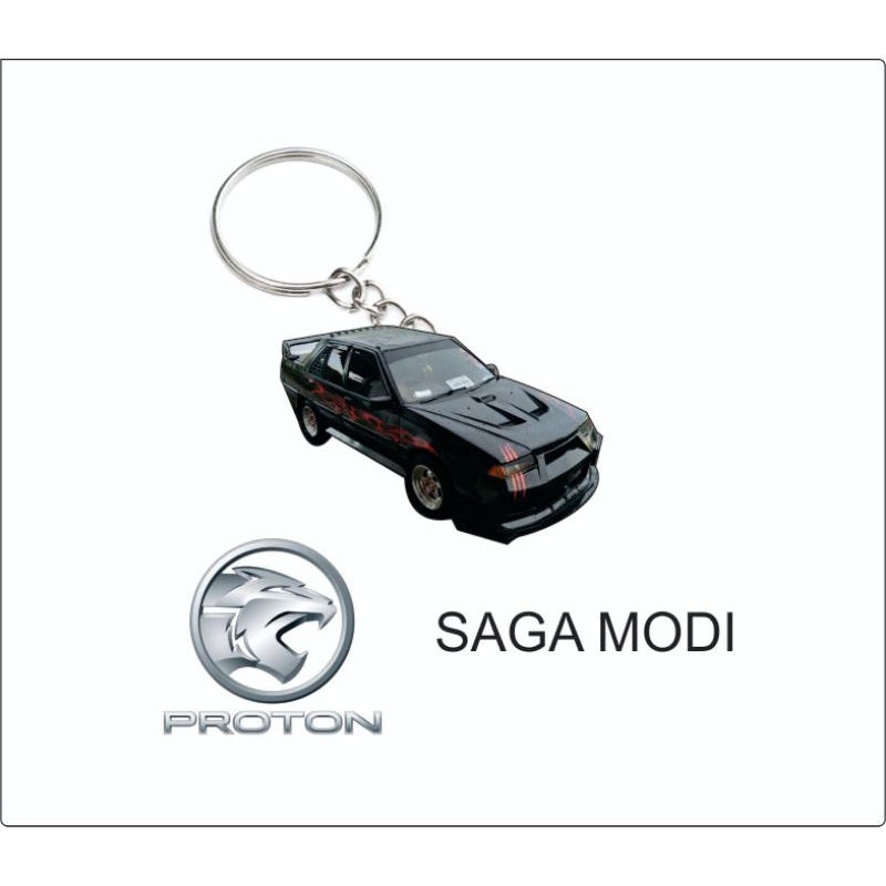 proton iswara modi black keychain 2d | Shopee Malaysia