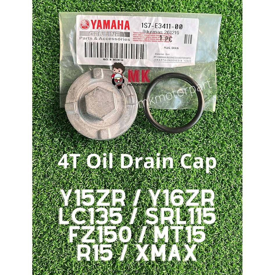 OIL NUT Cap Yamaha Y15zR / Y16 / LC135 / SRL115 / FZ150 / MT15 / R15 ...