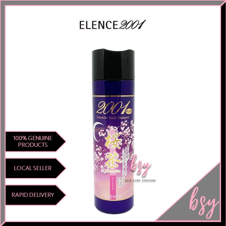 ELENCE 2001 PLUS Sakura Cha Scalp Shampoo 320ml | Shopee Malaysia