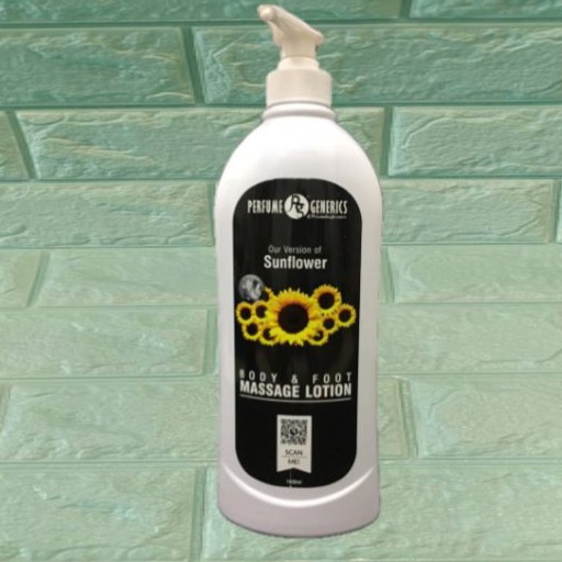 PERFUME GENERICS Sunflower Body & Foot Massage Lotion 1000ml | Shopee Malaysia