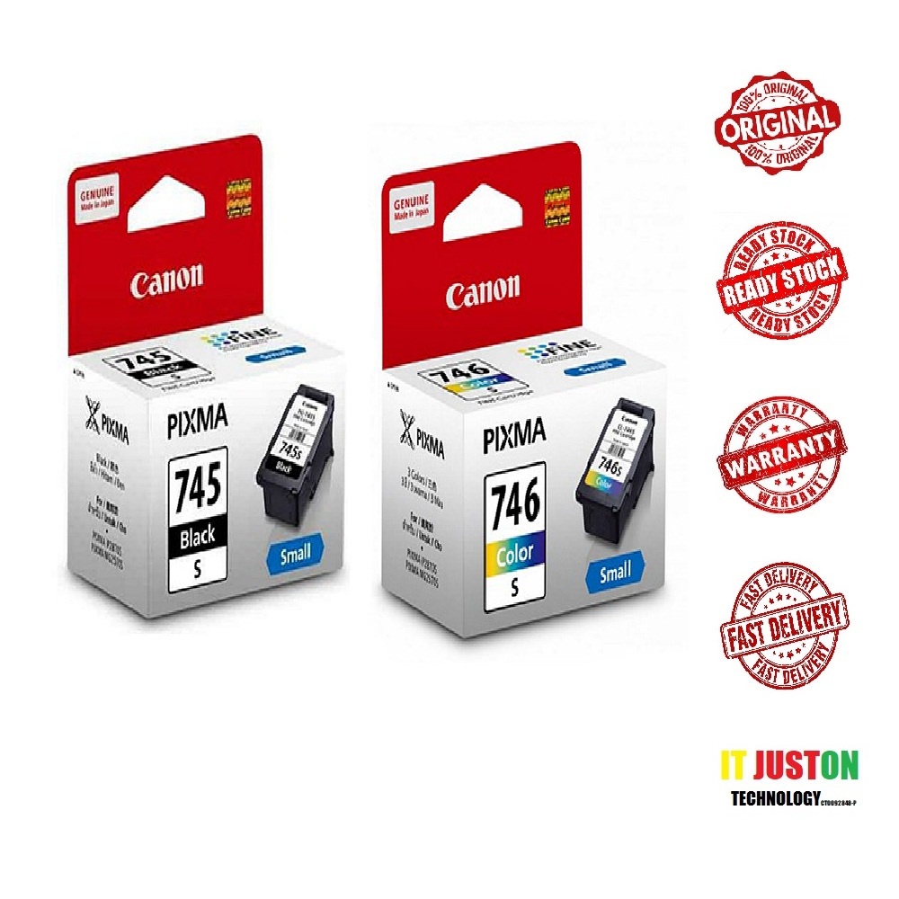 CANON PG-745/CL-746 INK (IP2870S/MG2570S/MG2577S/MG3070S/TS207/TS307 ...