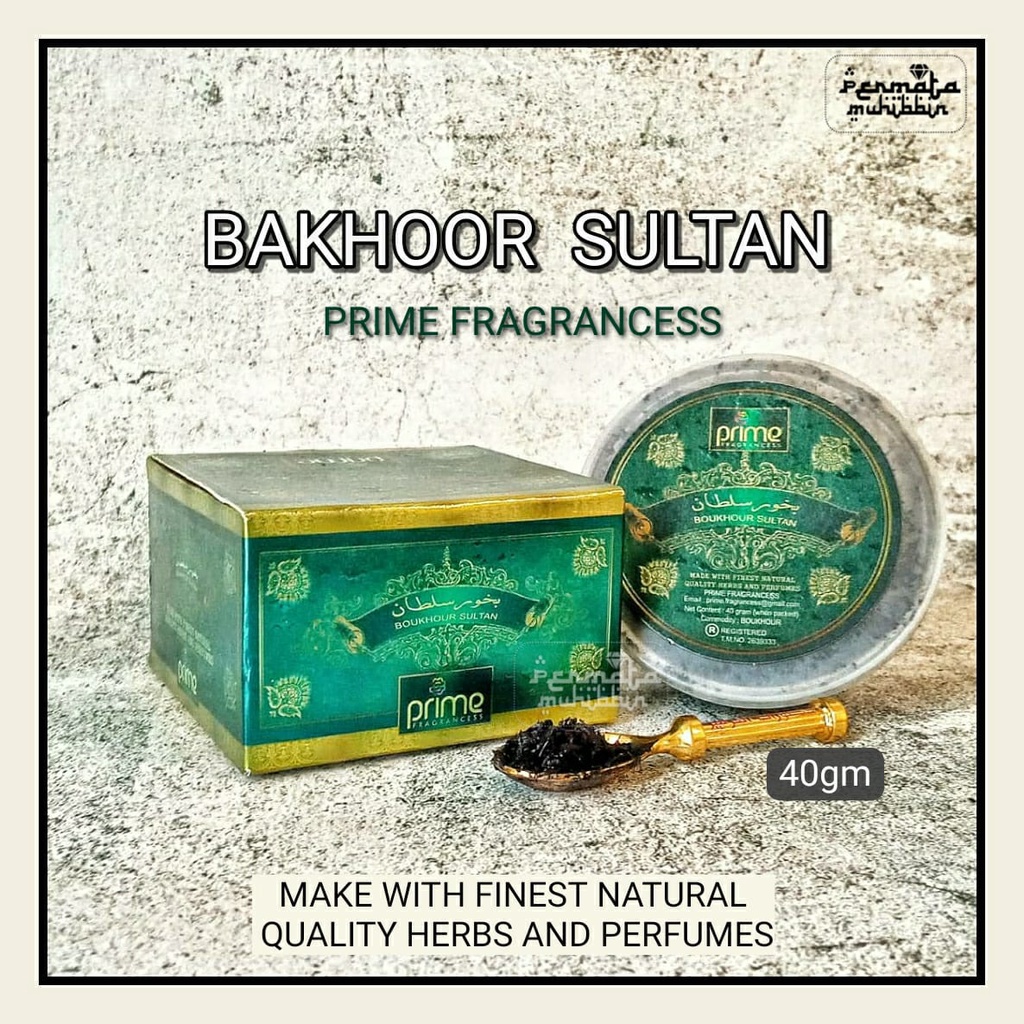 Bakhoor Sultan 40g by Prime Fragrancess 40g box tester bukhoor original ...