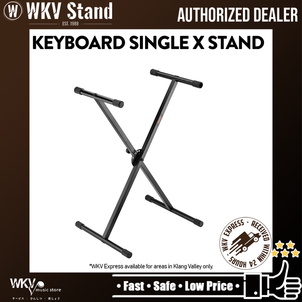 Foldable Standard Keyboard Single X Stand Height Adjustable (Keyboard ...