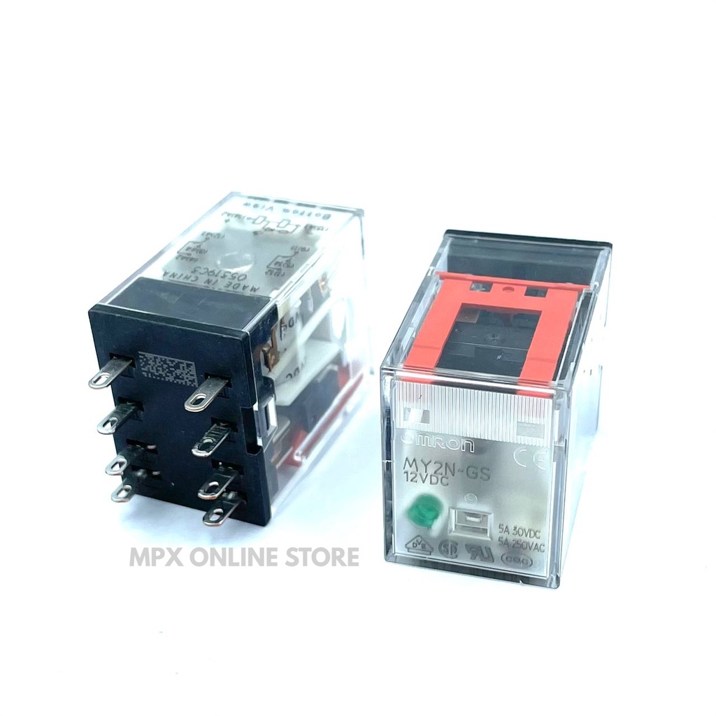 100% Original MY2N-GS 12VDC,24VDC,220VAC OMRON 8P RELAY | Shopee Malaysia